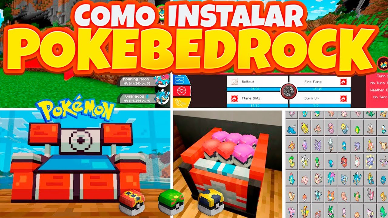 Addon Pokebedrock Como Descargar E Instalar Solución Errores Y Cómo