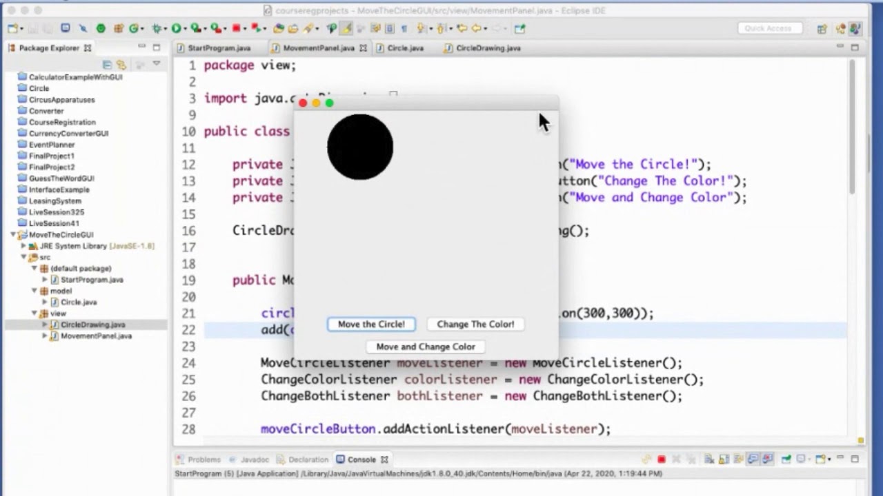 Java Swing Updating A Jcomponent Drawing Youtube
