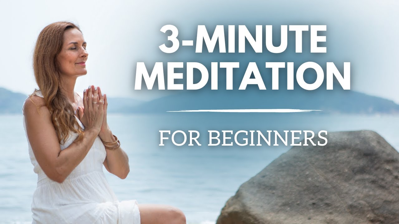 3 Minute Meditation Guided Meditation For Beginners Youtube