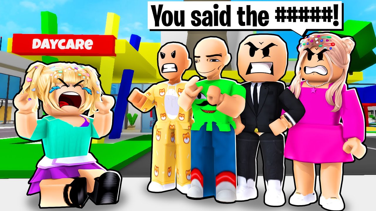 Daycare Kids Learn A Bad Word Roblox Brookhaven рџџўrp Youtube