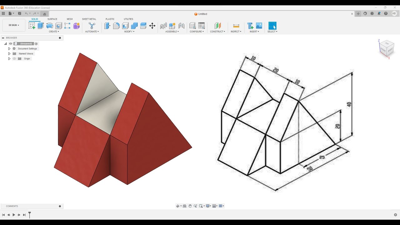 Fusion360 Part Modeling Tutorial 210 Design 3dmodeling