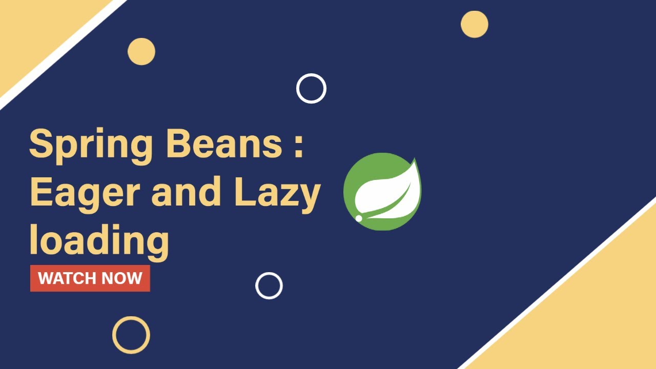 Exploring Spring Bean Loading Eager Vs Lazy Initialization Part 10