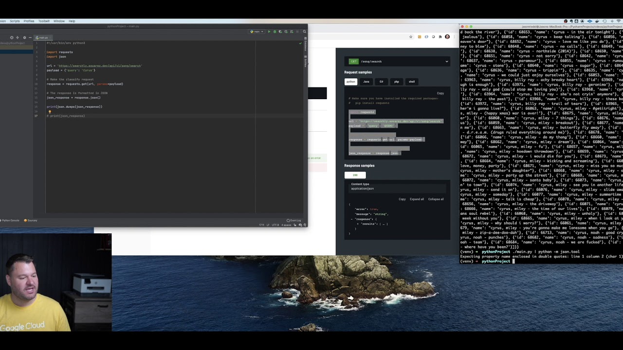Parsing Json Using Python Requests Youtube