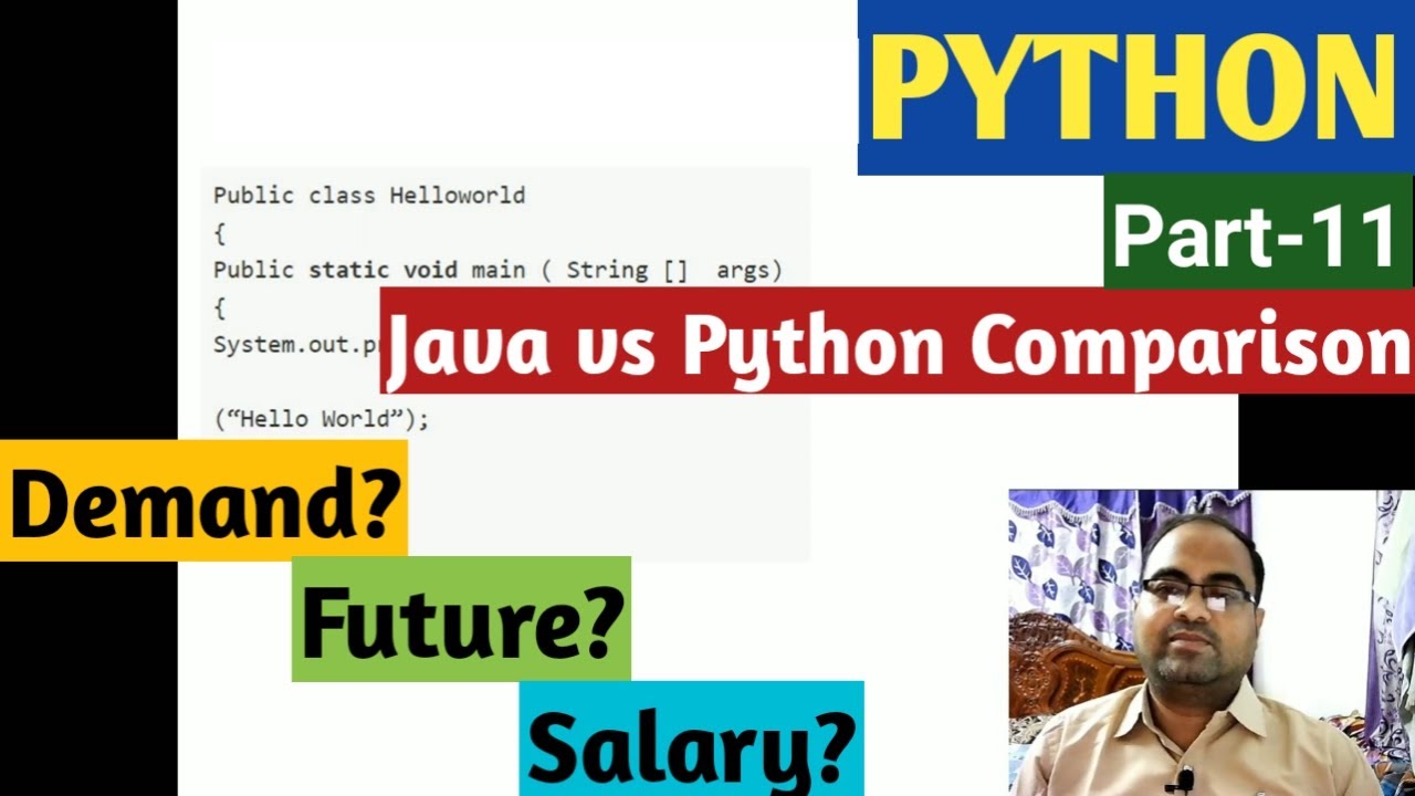Python Part 11 Java Vs Python Comparison Youtube