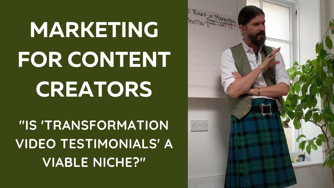 Marketing For Content Creators Is Transformation Video Testimonials
