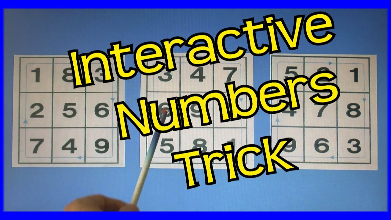 Interactive Numbers Trick Youtube