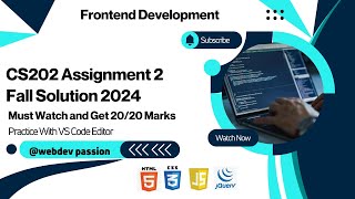 Cs202 Assignment 2 Solution 2024 Cs202 Assignment 2 Solution Fall 2024