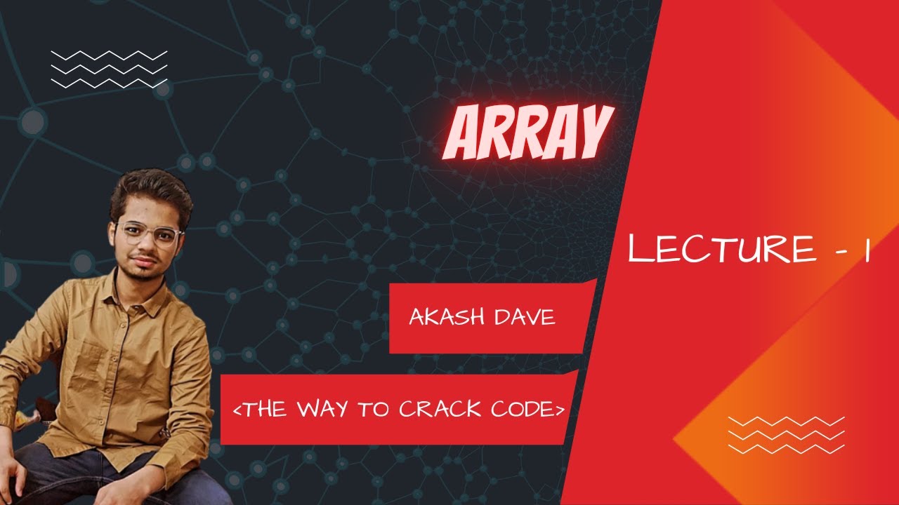Lecture 1 Array Data Structure C Youtube