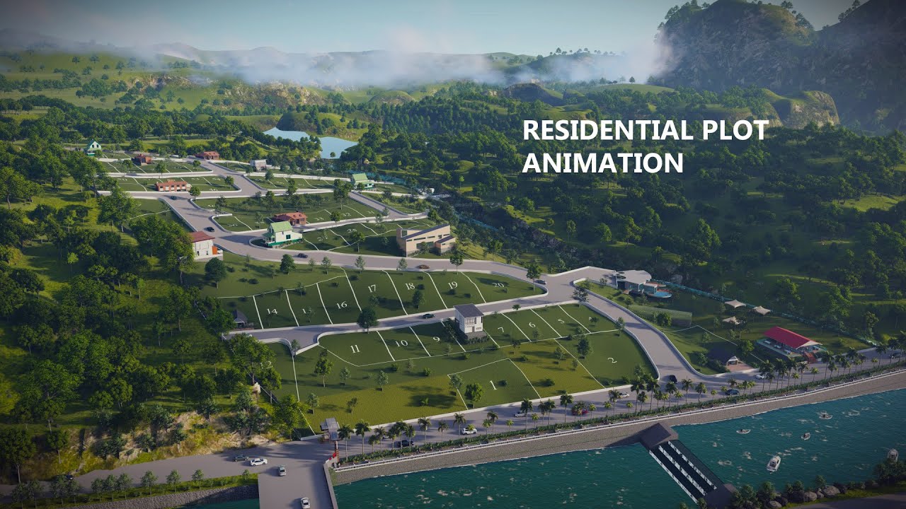 Residential Plot Animation Plot Layout Animation By Rendering Artists
