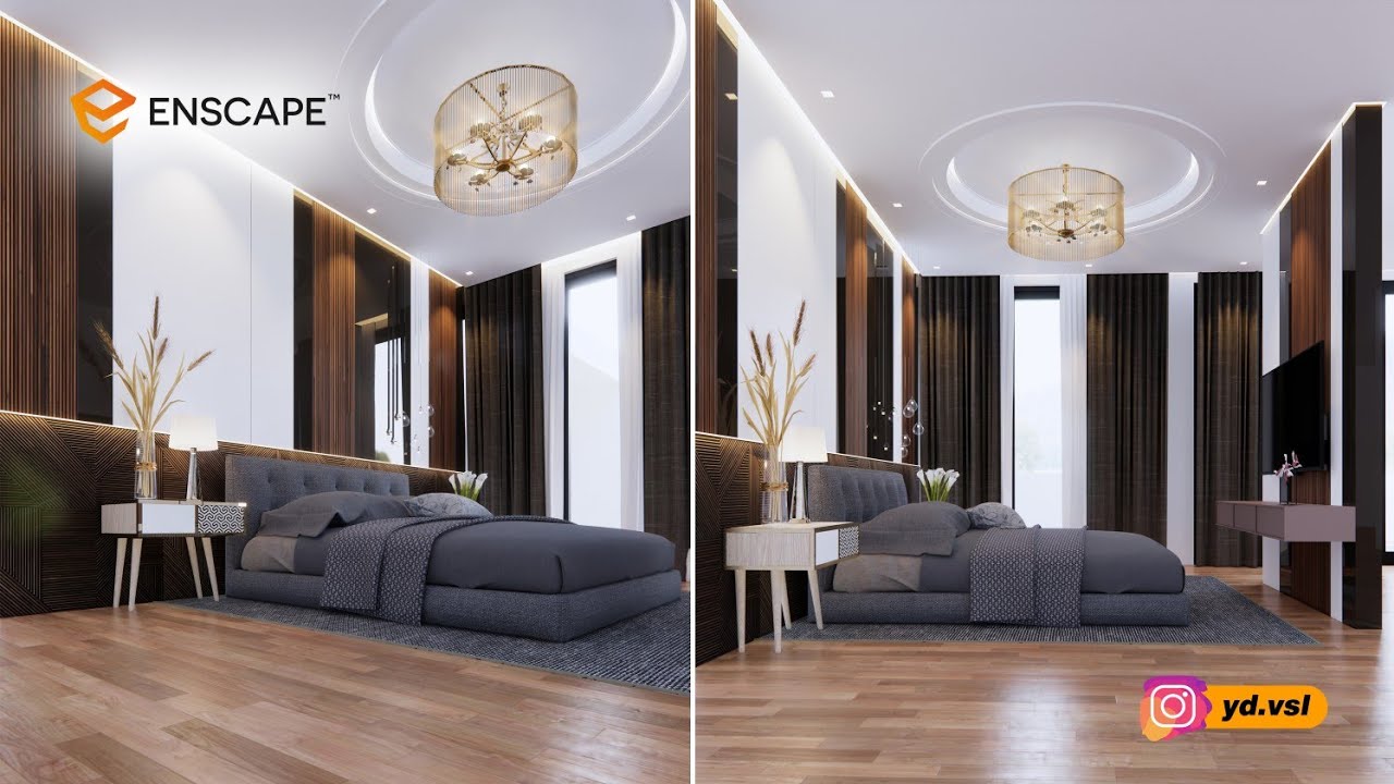 Tutorial Setting Render 3d Interior Kamar Tidur Enscape 3d 3 2 Youtube