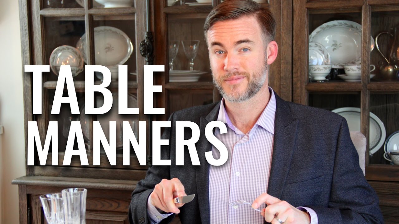 Table Manners 101 Basic Dining Etiquette Youtube