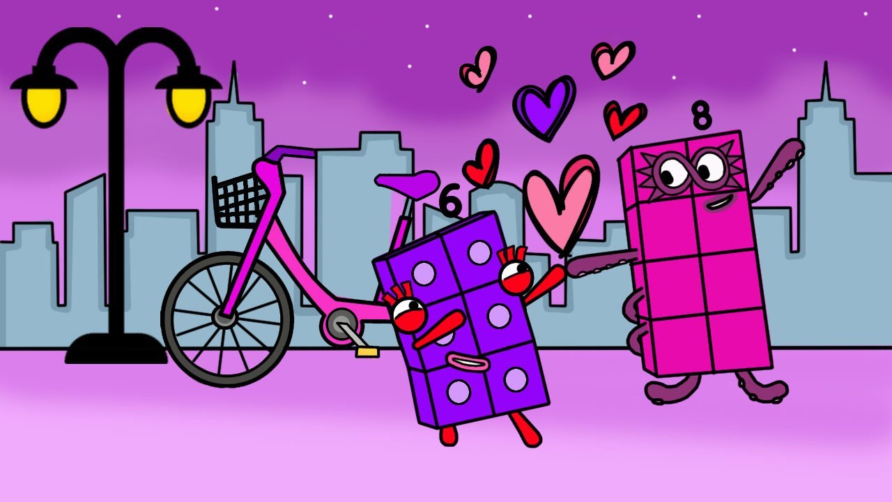 Numberblocks 6 And 8 Falling Love And Dancing Numberblocks Fanmade