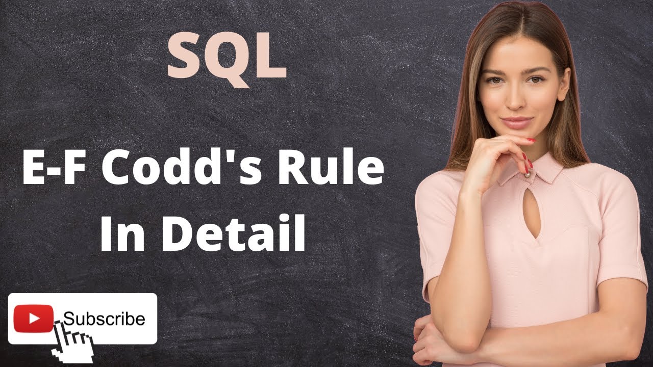 E F Code S Rule In Details Sql Tutorial Rdbms Java4u Youtube