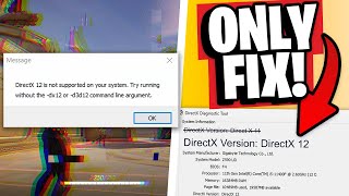 How To Fix Directx 12 Not Supported In Marvel Rivals Easy Solution ...