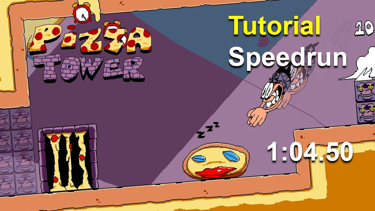 Pizza Tower Tutorial Any Speedrun In 1 04 50 Youtube