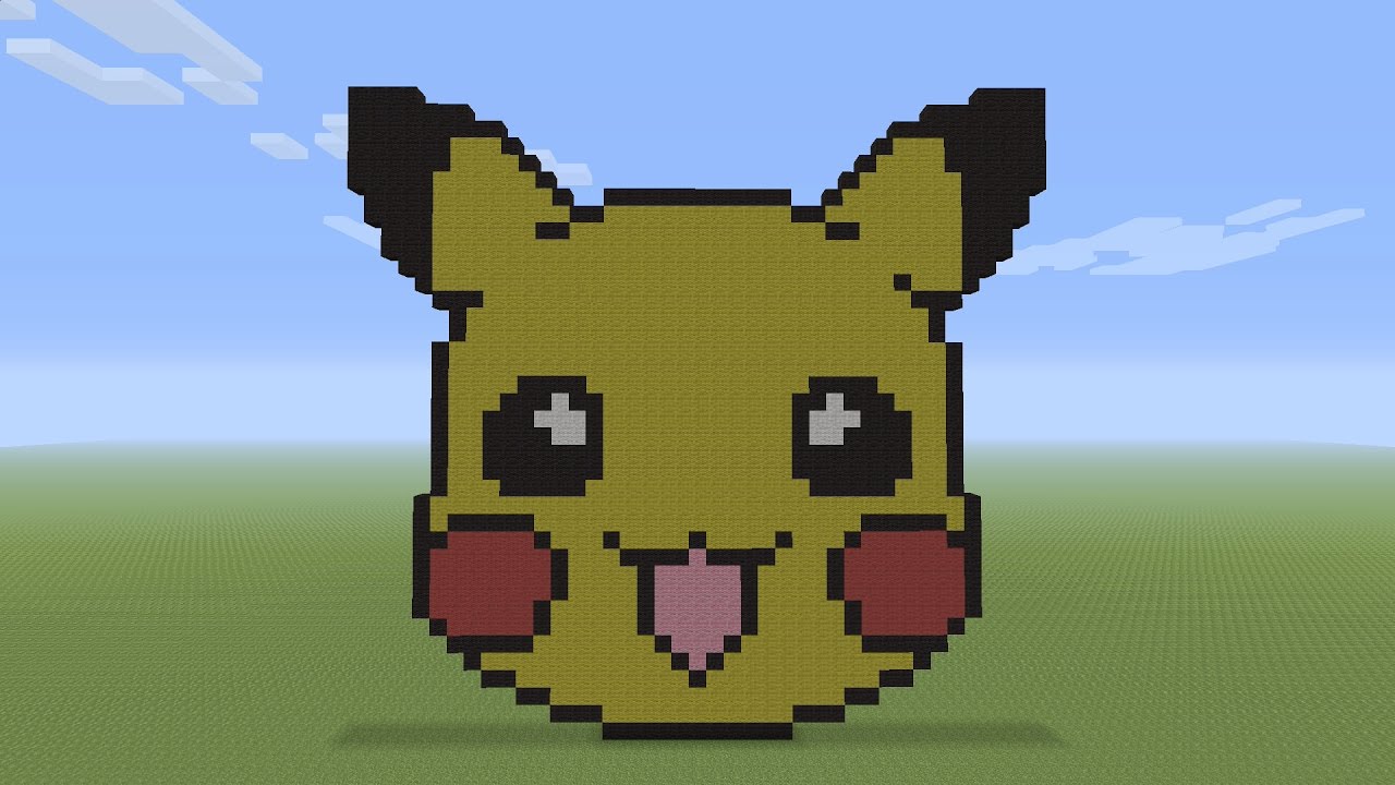 Pokemon Pixel Art Minecraft Tutorial Here S The Pixel Pattern For It