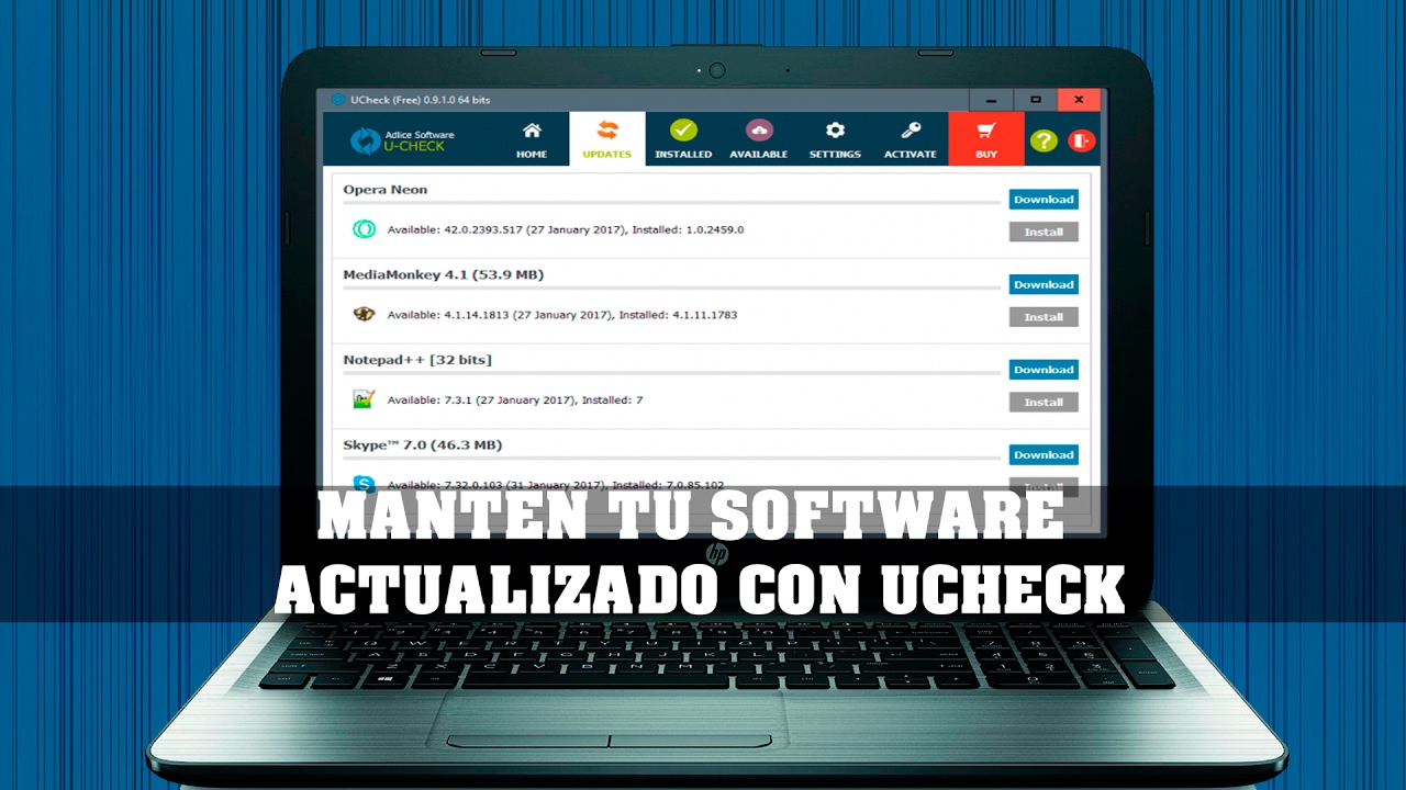 Manten Tu Software Actualizado Con Ucheck Youtube