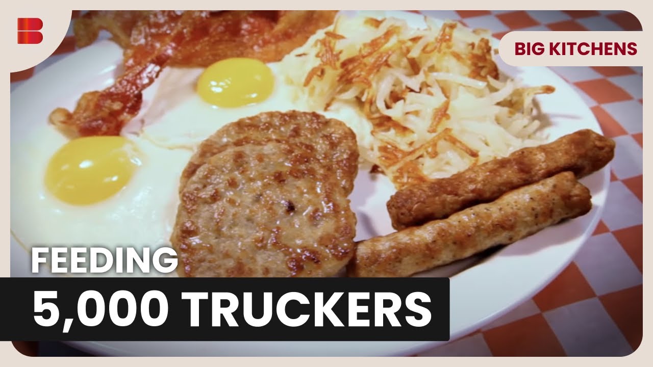 Inside The World S Largest Truck Stop Kitchen Big Kitchens Youtube