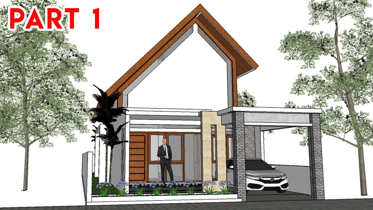 House Design Tutorial With Sketchup Part 1 Youtube