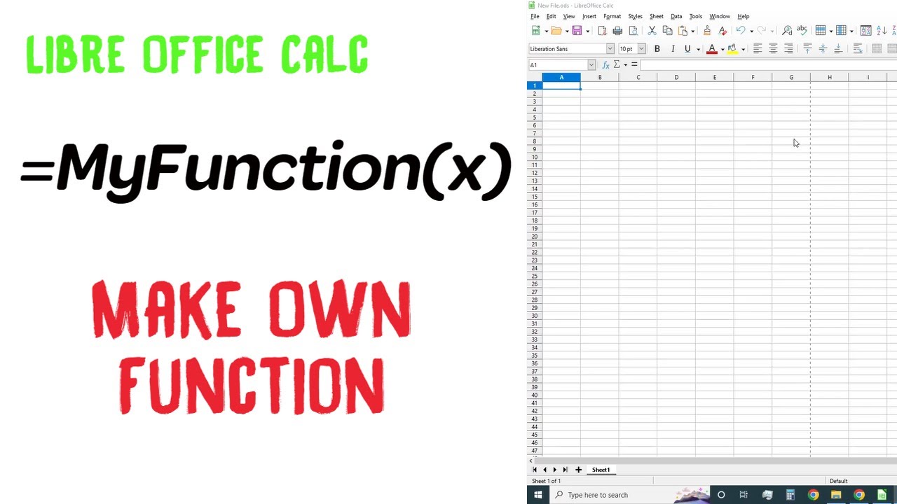 Libreoffice Calc Tutorial 1 Basic Functionality Libreoffice