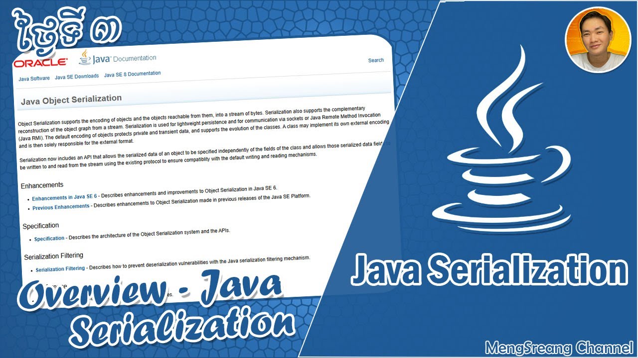 Overview Java Serialization Day 3 Mengsreang Channel Youtube