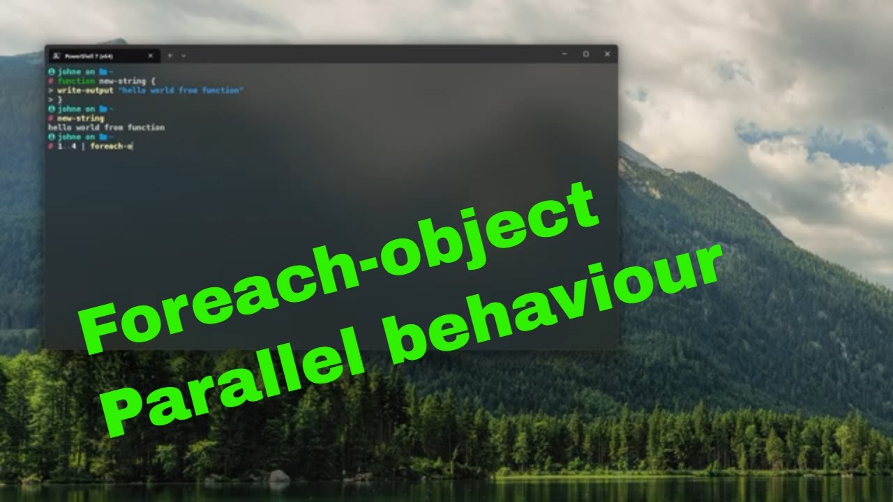 Understanding The Differences Between Powershell S Parallel Foreach