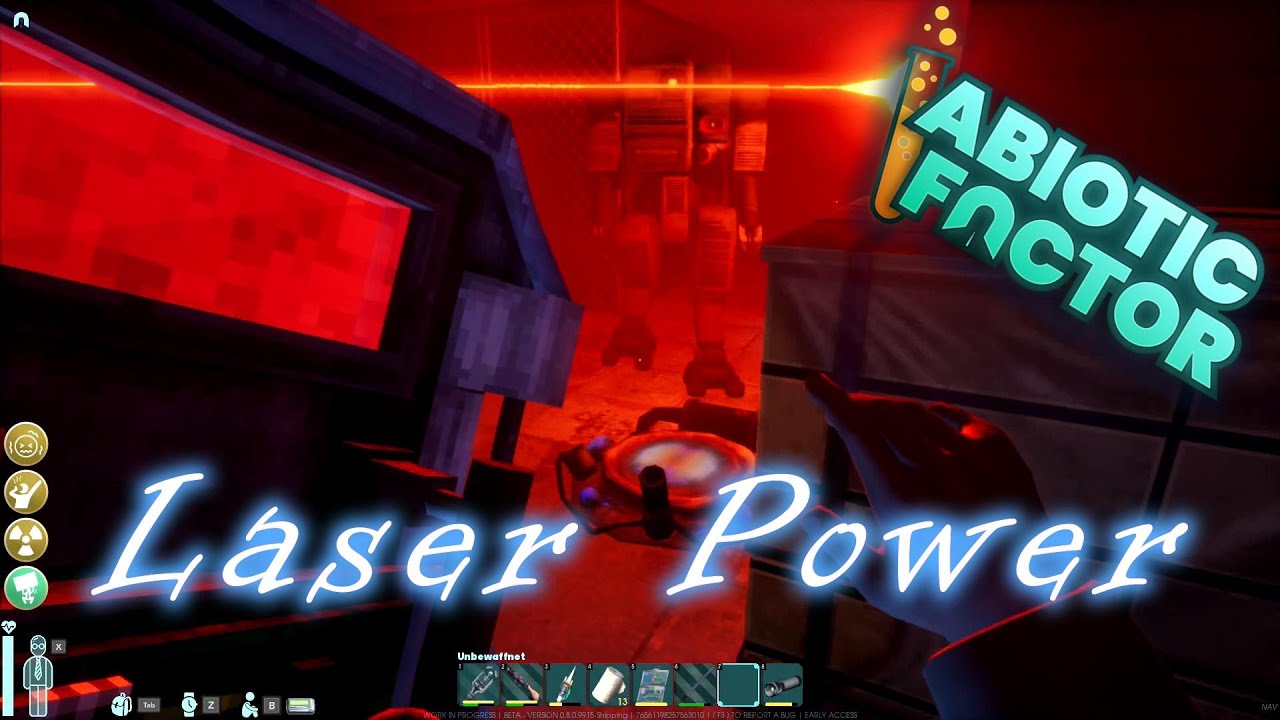 Abiotic Factor Laser Power Easy Kill Bots Youtube