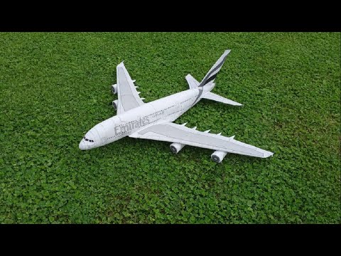 Airbus A380 Emirates Papercraft Youtube