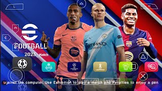 Efootball Pes 2025 Ppsspp Original Offline Download Pes 25 Psp Update ...