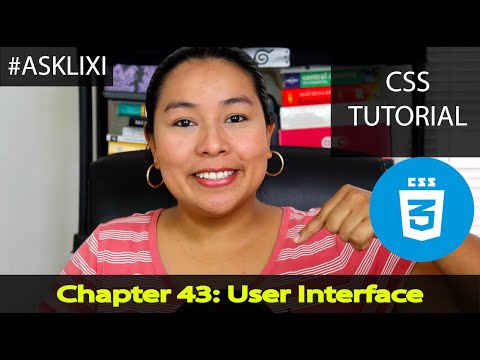 Chapter 43 Css Tutorial User Interface Youtube
