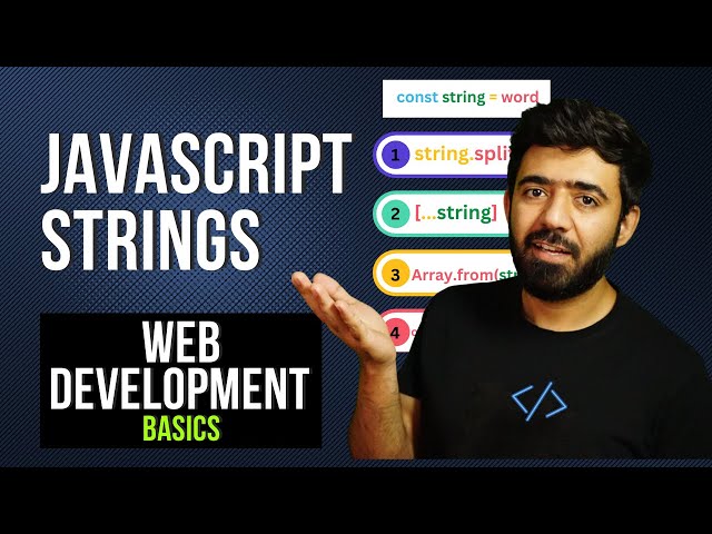 Javascript Strings Web Development Basics Urdu Hindi