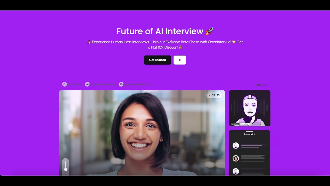 Openintervue Explainer Best Ai Interview Platform рџљђ Youtube