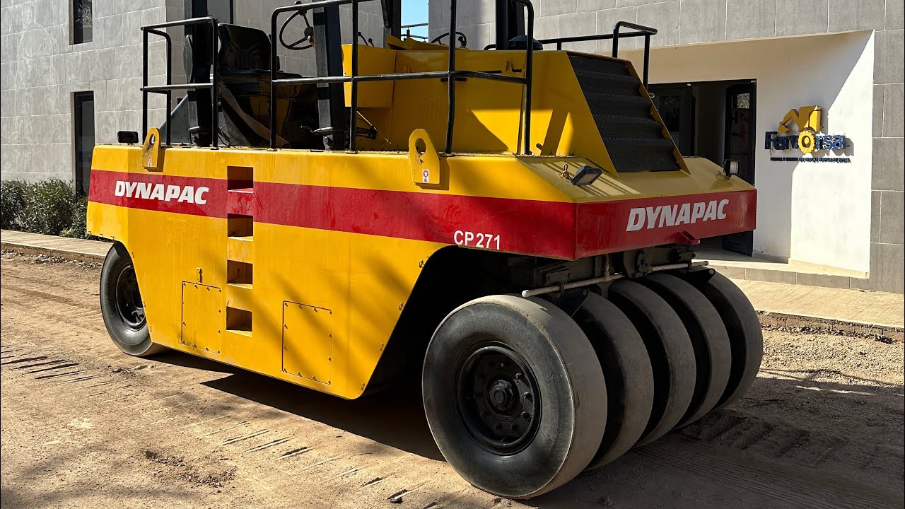 Compactador Neumatico Dynapac Cp271 De 27 000 Lbs Youtube