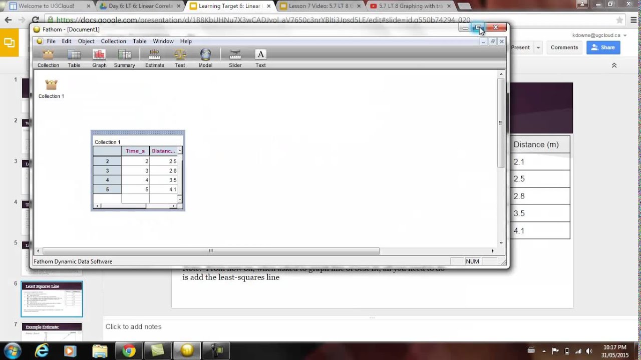 Lesson 5 Linear Correlation Youtube