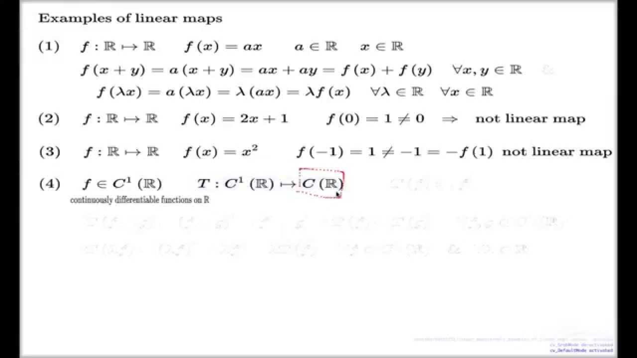 What Is A Linear Map At Harrison Humphery Blog