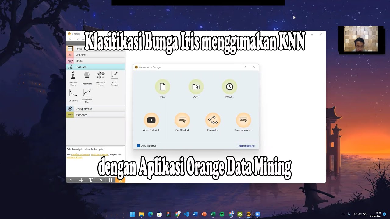 Tutorial Klasifikasi Bunga Iris Menggunakan Knn Dengan Orange Data