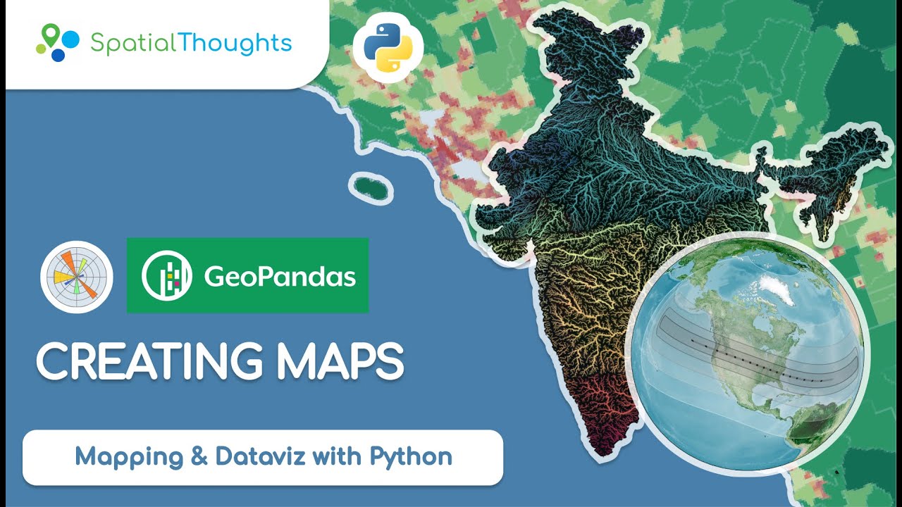Creating Maps Mapping And Data Visualization With Python Youtube