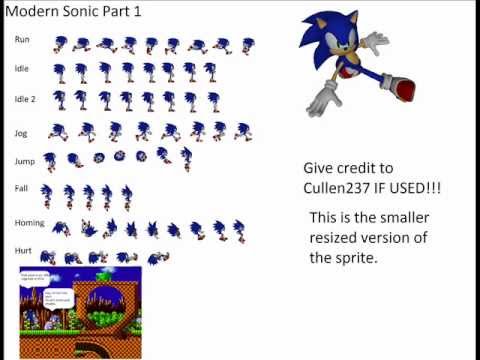 Sonic The Hedgehog Sprites Youtube