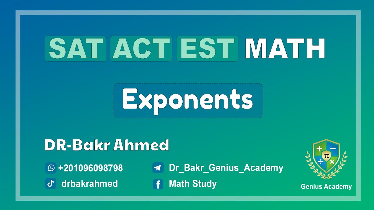 Exponents Youtube
