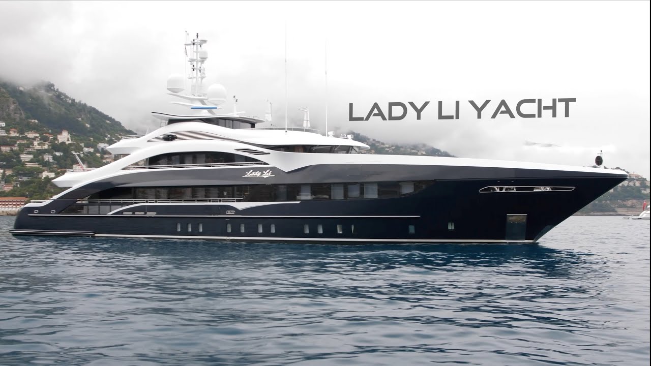 Visiting A 50 Million Mega Yacht Lady Li Youtube