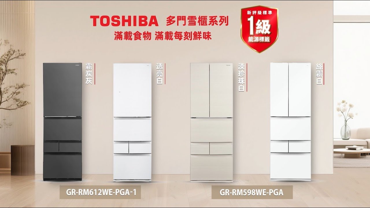 Toshiba 多門雪櫃 滿載食物 滿載每刻鮮味 Tvc 30s Youtube