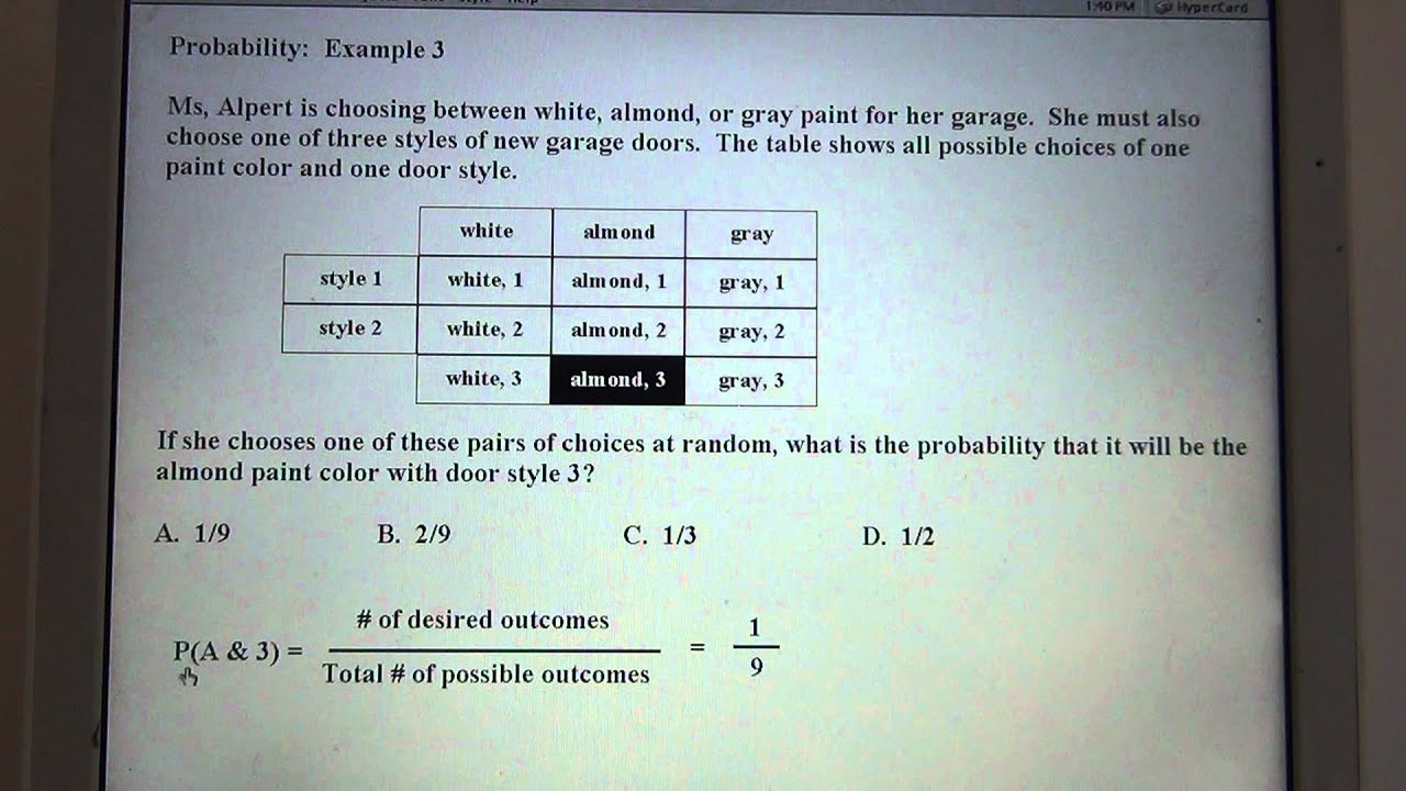 Probability Problems Youtube