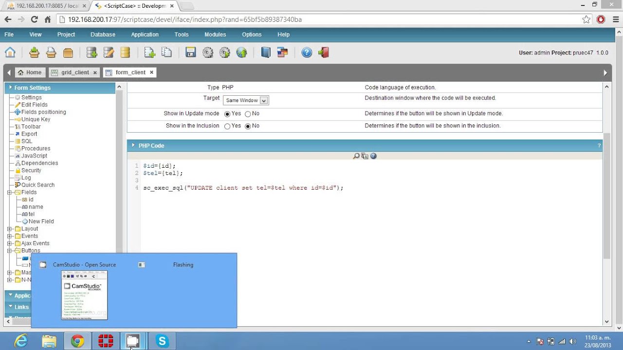 Scriptcase Problem With The Grid Update Youtube
