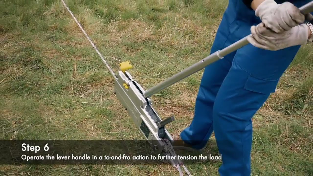 How To Use A Tractel Tirfor T516 Wire Rope Hoist Youtube