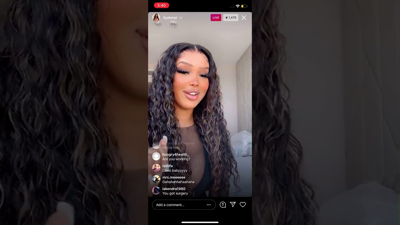 Liyah Mai Instagram Live Youtube