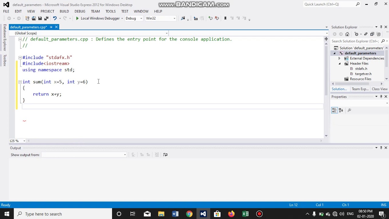 C Default Parameters Youtube