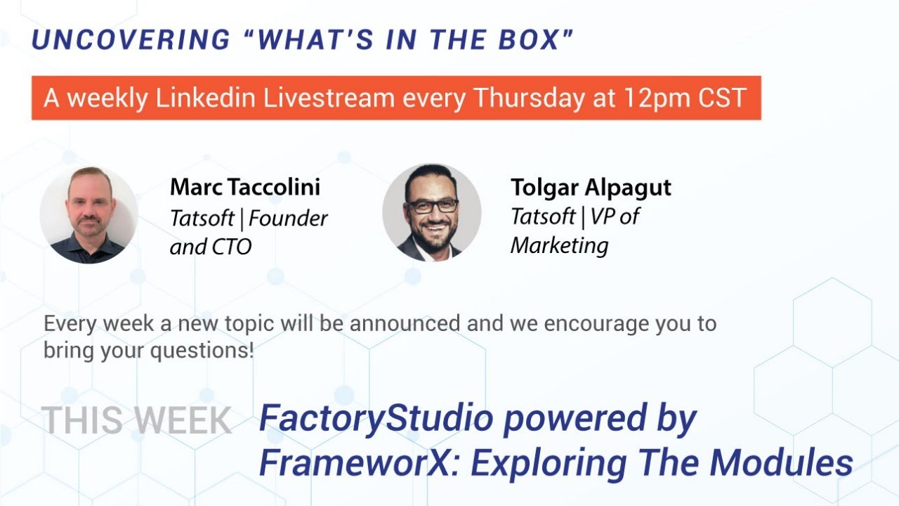 What S In The Box Episode 013 Factorystudio Powered By Frameworx