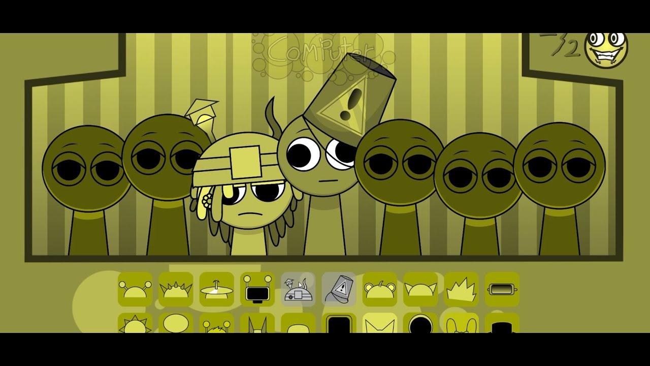 Yellow Construct A Sprunki Mustard Mix Youtube