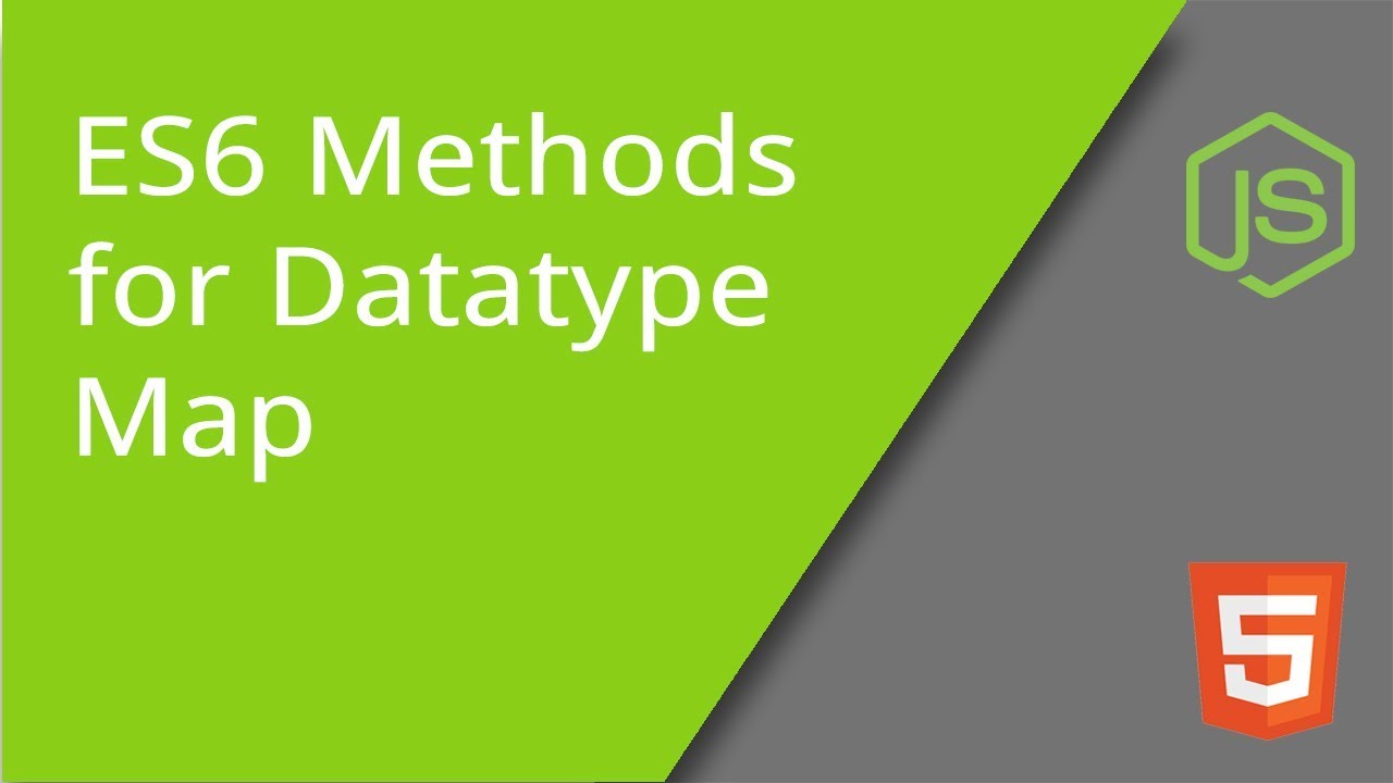 Javascript Es6 Map Methods Youtube