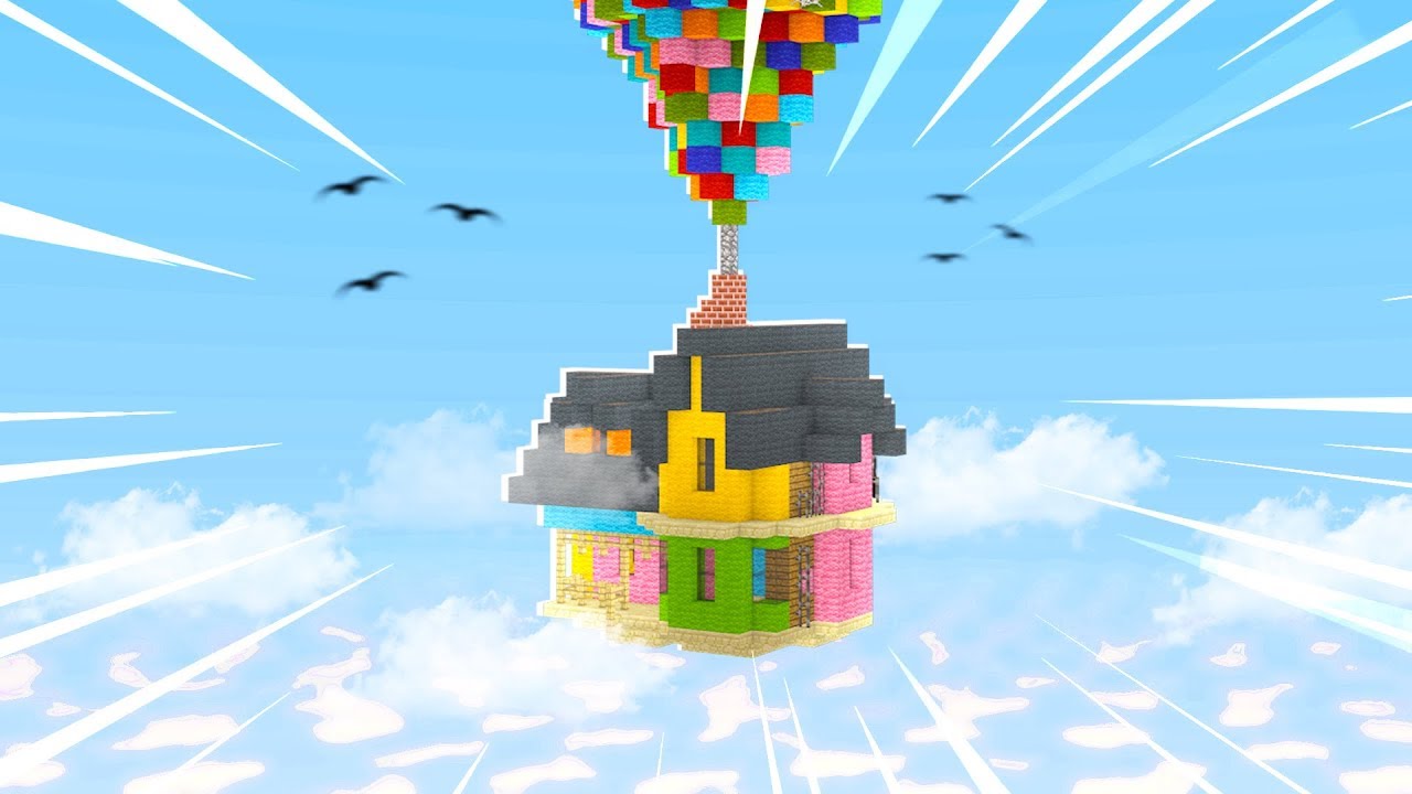 Casa Que Voa De Verdade No Minecraft Youtube